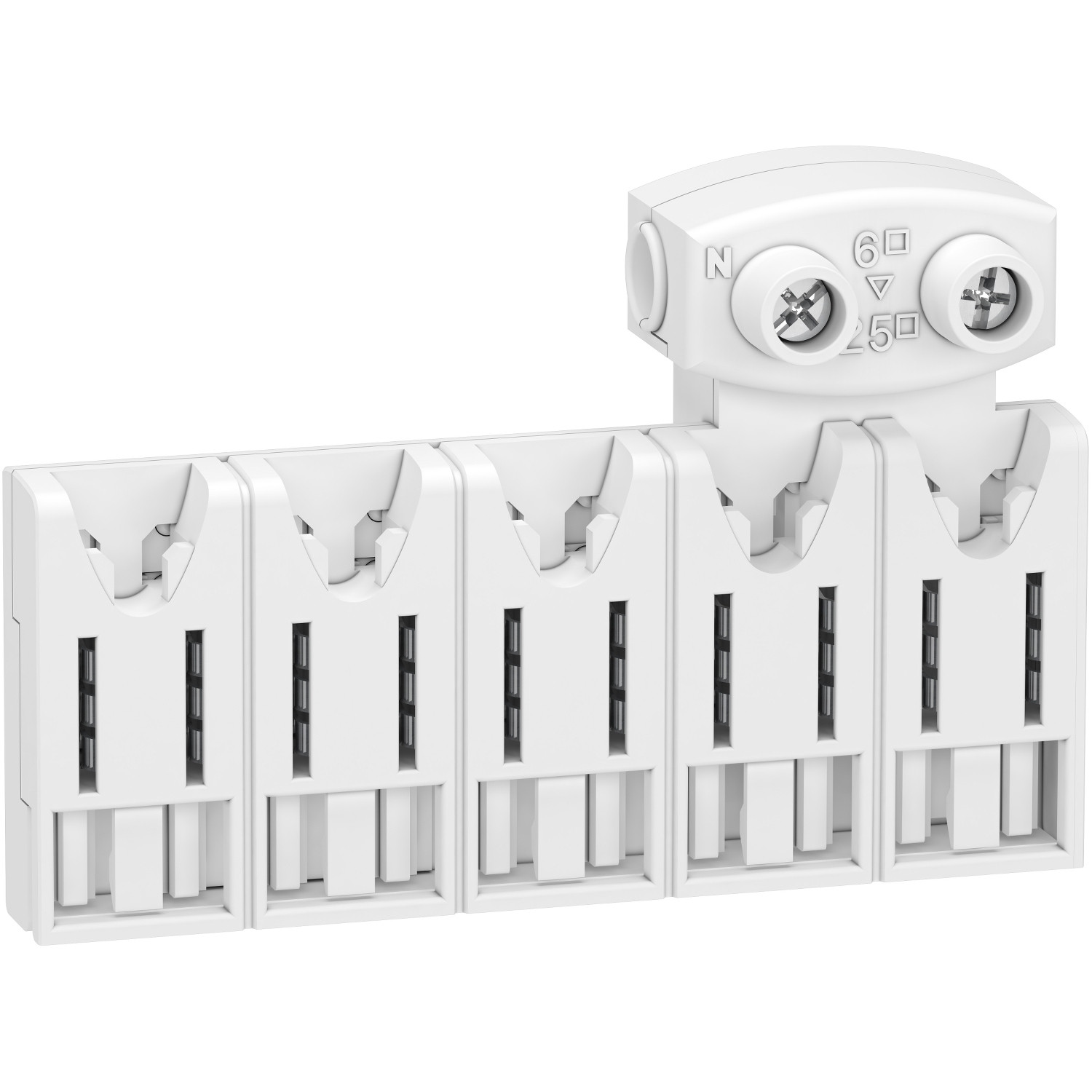 Resi9 XE - répartiteur système embrochable - 5 modules - avec ...