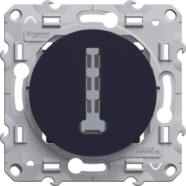 Odace - Prise conjoncteur en T - Anthracite - Schneider Odace - S540496 ...